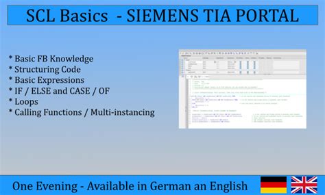 Teach You The Basics In Siemens Tia Scl By Kayautomation Fiverr