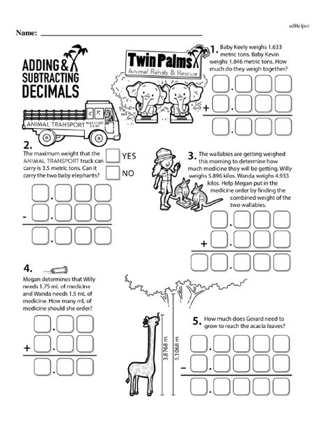 Fractions And Decimals Math Chapter Workbook