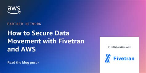 how to secure data movement with fivetran and aws privatelink aws partner network apn blog