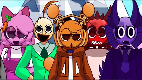 😍 Sprunki Misfitmix 2 All Characters 😍 Youtube