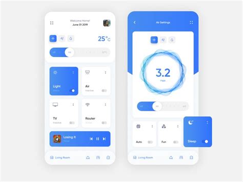 Smart Home Dashboard Design Web Design Mobile Design