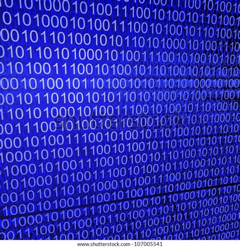 binary code zeros ones creating background stock illustration 107005541