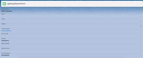 Lightning Record Form Simplified Salesforceblue