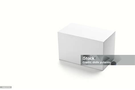 빛 회색 배경에 사실적인 평면 광장 골판지 패키지 상자 모형 3d 렌더링 디자인에 적합한 모형 템플릿을 사용할 수 있습니다 0명에 대한 스톡 사진 및 기타 이미지 Istock