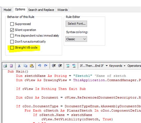 solved visibility sketch in drawing ilogic autodesk community