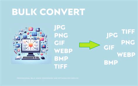 Convert Images In Bulk From Png Webp Gif Bmp Jpeg Tiff By Evelynmedia Fiverr