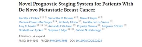 How To Determine Optimal Treatment For De Novo Metastatic Breast Cancer Oncodaily