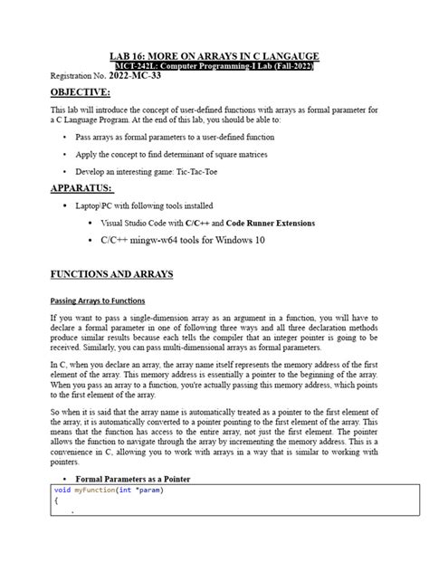 mct 242l cp1 2022 lm16 33 pdf parameter computer programming pointer computer programming