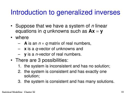 Ppt Xi Estimation Of Linear Model Parameters Powerpoint Presentation Id6735290