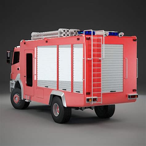 3d Model Truck Firetruck
