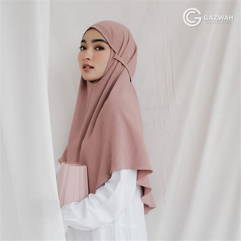 Jilbab Bergo Hafsah Instan Kerudung Bergo Gazwah Collection