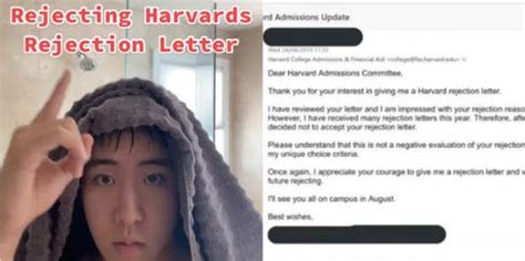 Student Writes To Harvard To Reject Their Rejection Letter Yourtango