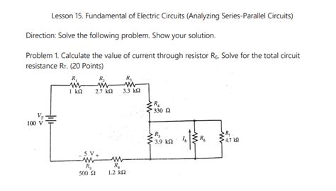 Solving The Missing Resistor Problem In A Parallel Circuit Physics Forums