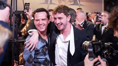 Watch Paul Mescal And Andrew Scott Leap Into Each Others Arms As They Reunite At Gladiator II