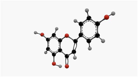 Apigenin Molecule 3d Model By Arupsaha