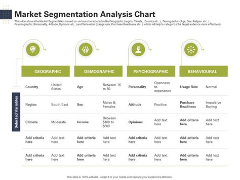 Market Segmentation Analysis Chart Raise Start Up Capital From Angel