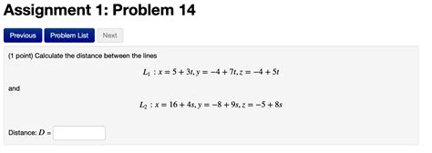 solved assignment 1 problem 14 previous problem list next