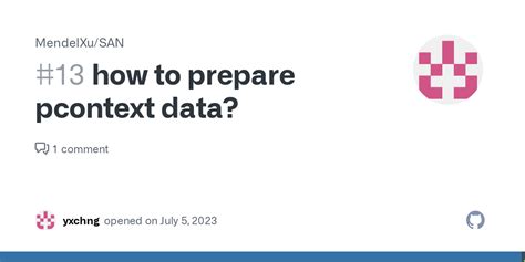 How To Prepare Pcontext Data Issue MendelXu SAN GitHub