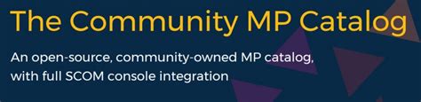 Scom Community Mp Catalog Adatum