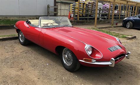 Red E Type Jaguar Photograph By Gordon James Pixels
