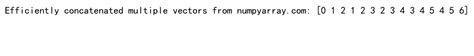 Numpy向量拼接：如何将向量连接到numpy向量极客教程