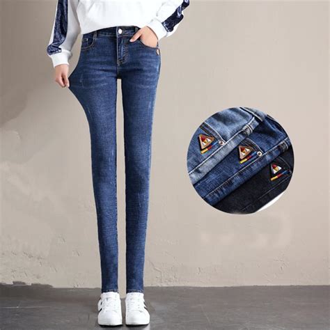 Buy Fashion Stretch Jeans Tight Pant Trousers Slim Pencil Pants Trouser