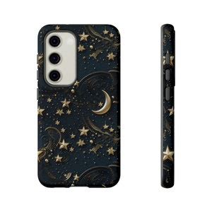 Moon And Stars Luxury Phone Case Samsung Galaxy S26 S25 S24 S23 S21