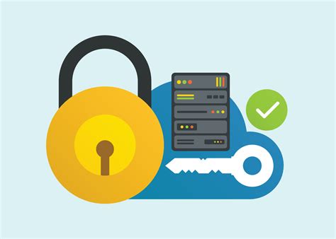 Cloud Data Storage Encryption Secure Server Management And Safety