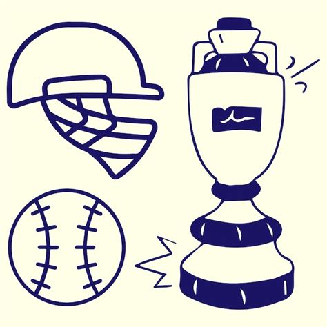 Premium Vector Cricket Elements Vector Set