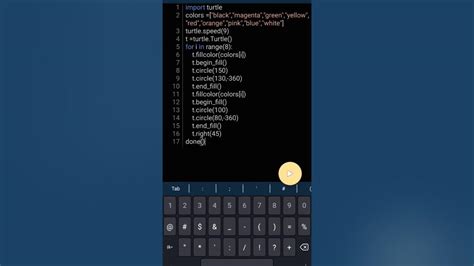 Python Turtle Graphics 🐍🐍 Turtle Ytshortspythonprogramming