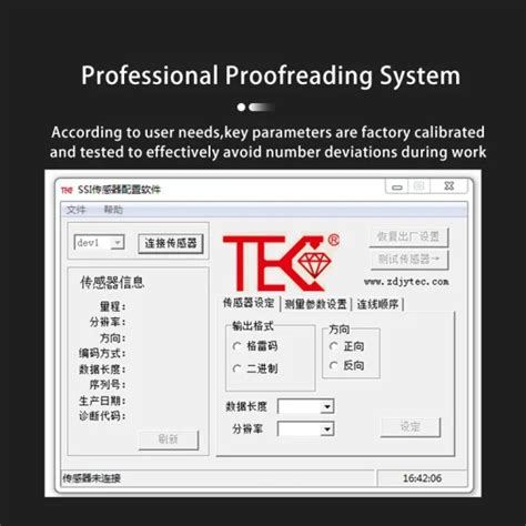 Linear Position Transducer Magnetic Displacement Sensor Magnetic Grating Ruler With Ssi Output