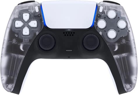 Playstation Dualsense Wireless Controller Clear Crystal Black E Z