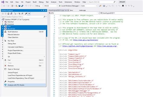 Get Started With Pvs Studio In Visual Studio