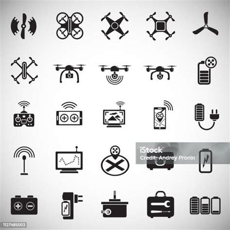 드 론 아이콘 그래픽 및 웹 디자인 현대 간단한 벡터 기호에 대 한 흰색 배경을 설정합니다 인터넷 개념입니다 웹사이트 디자인 웹 버튼 또는 모바일 애플 리 케이 션에 대 한