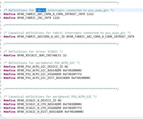 Zynq Pl To Ps Interrupt No Interrupt Id In Xparameters