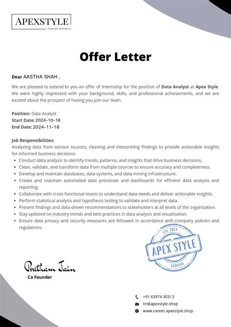 aastha shah on linkedin dataanalyst internship careergrowth