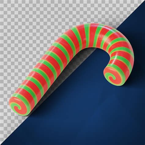 Premium Psd Stylized Candy Cane