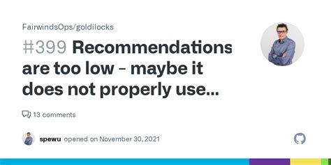 recommendations are too low maybe it does not properly use prometheus