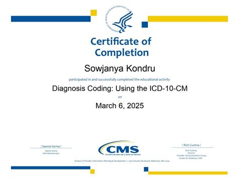 Im Thrilled To Announce That Ive Completed The Diagnosis Coding