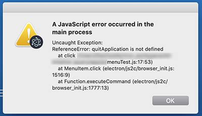 Javascript Is It Possible To Externalize Electron Menu Template Code Stack Overflow