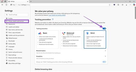 如何更改microsoft Edge的安全设置