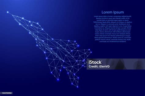전투기 비행기 이륙 미래다각형 폴리 고형의 파란색 선과 배너 포스터 인사말 카드에 대한 빛나는 별에서 이륙 벡터 그림입니다 비행기에 대한 스톡 벡터 아트 및 기타 이미지