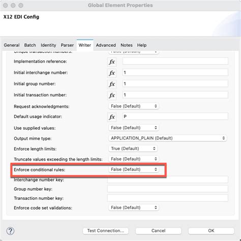 X12 Connector Errors In Write Operation Conditional Required Data