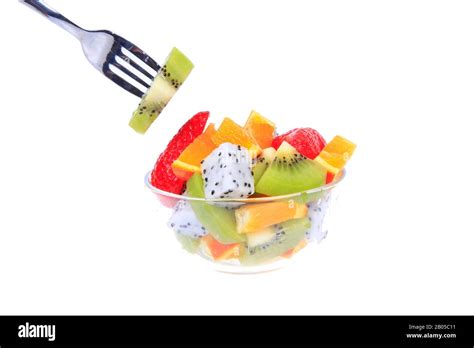 Dragon Fruit Kiwi Strawberries And Oranges Consisting Of A Fruit