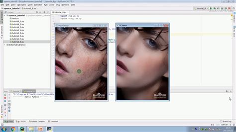 python opencv3 3图像处理视频教程 11 边缘保留滤波epf youtube