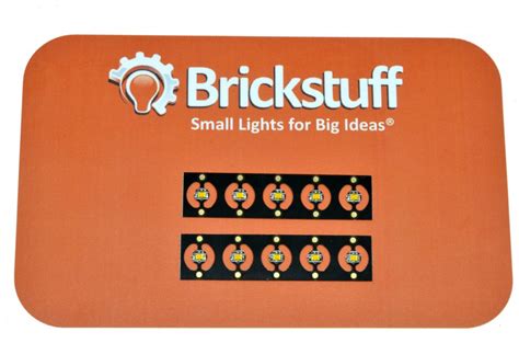 10 Warm White Pico Leds On Panel