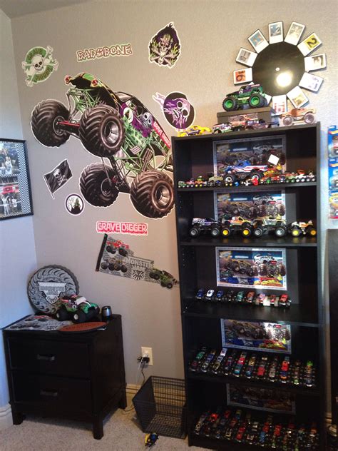 Monster Jam Bedroom Monster Truck Room Decor Truck Bedroom Monster