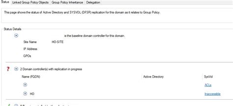 Activie Directory Replication Is Showing Errors For Some Gpos Windows Spiceworks Community