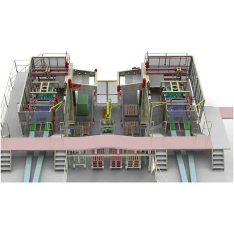 Layer Palletizer High Level Infeed Robotic Case RITM Industry