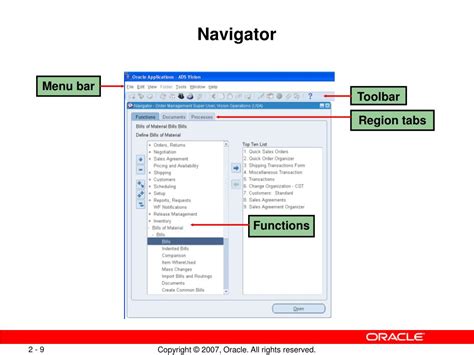 Ppt Navigating In R12 Oracle Applications Powerpoint Presentation